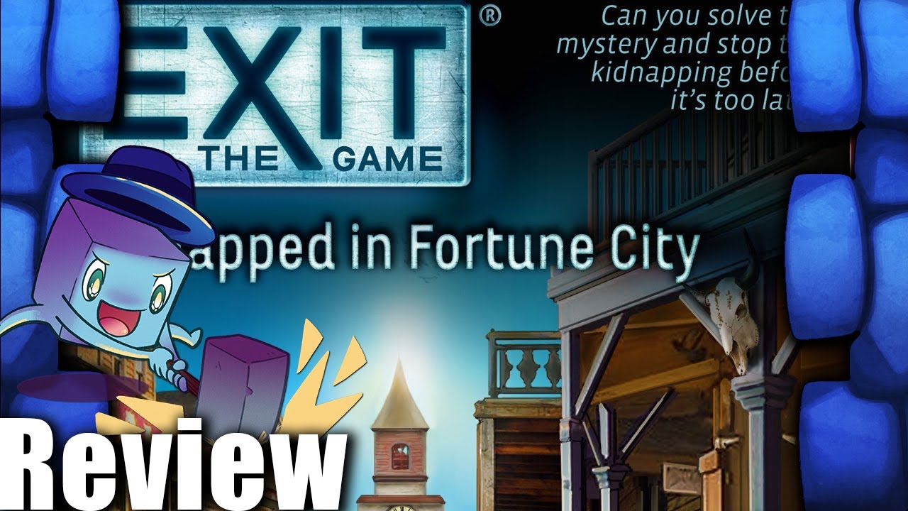 Exit: The Game – Kidnapped in Fortune City Review with Tom Vasel. - YouTube