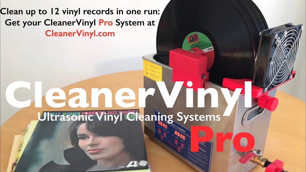 CleanerVinyl Pro: Clean up to 12 Vinyl Records at a Time with an ...