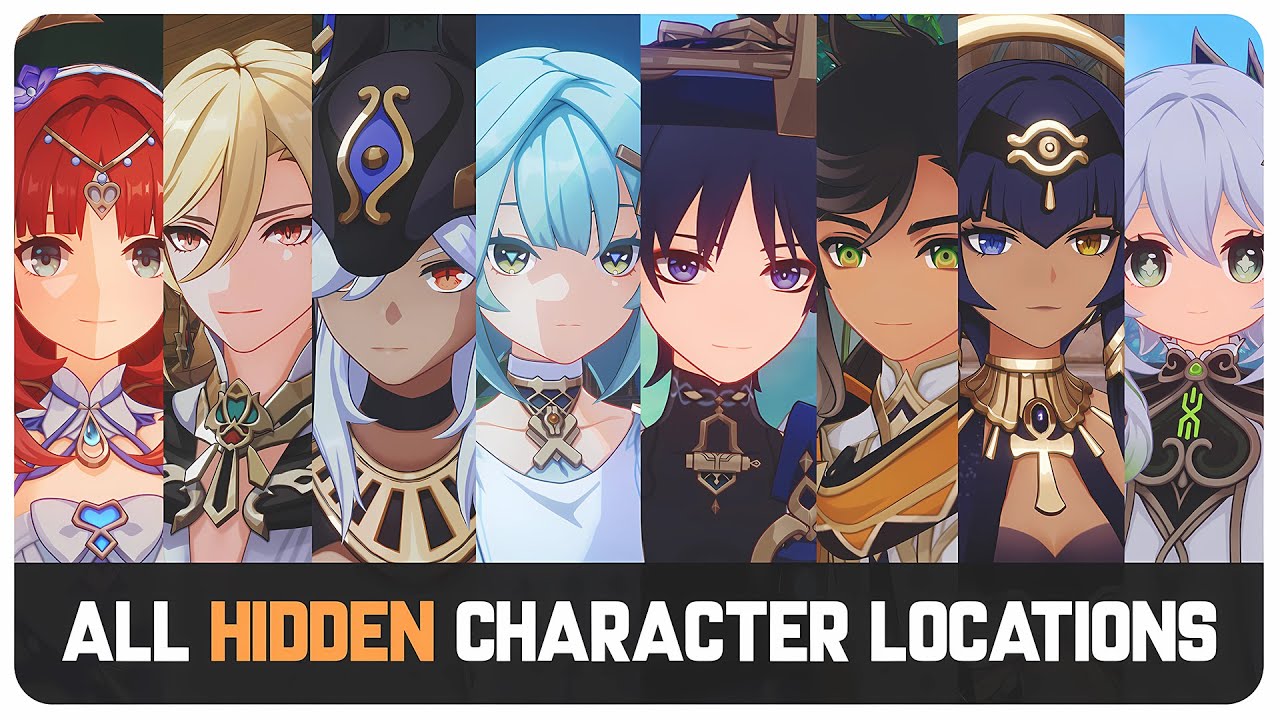 All Hidden Character Location (Bonus Interaction) Nahida Birthday Event ...