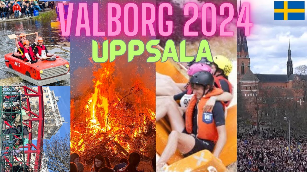 Full Vlog on Valborg Uppsala 2024 4k| Bonfire at Gamla Uppsala Sweden ...