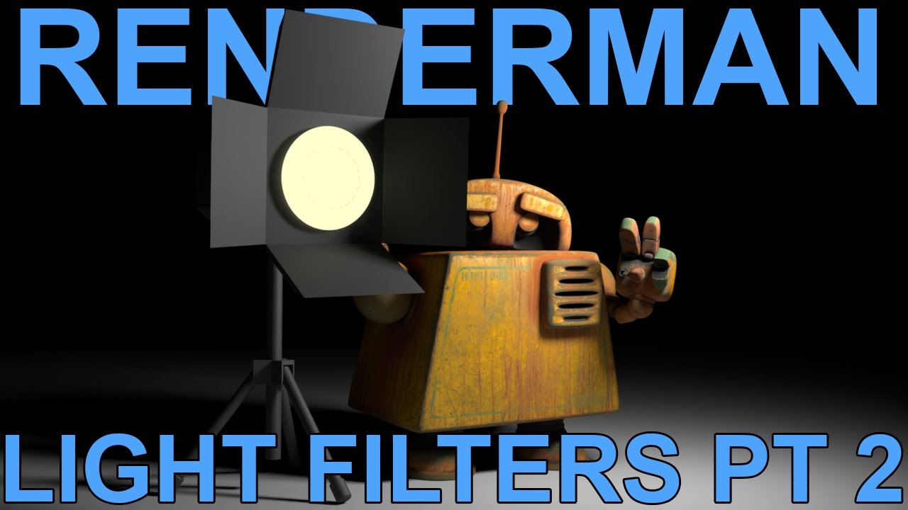 Renderman 21 Light Filters Tutorial Pt 2 - YouTube