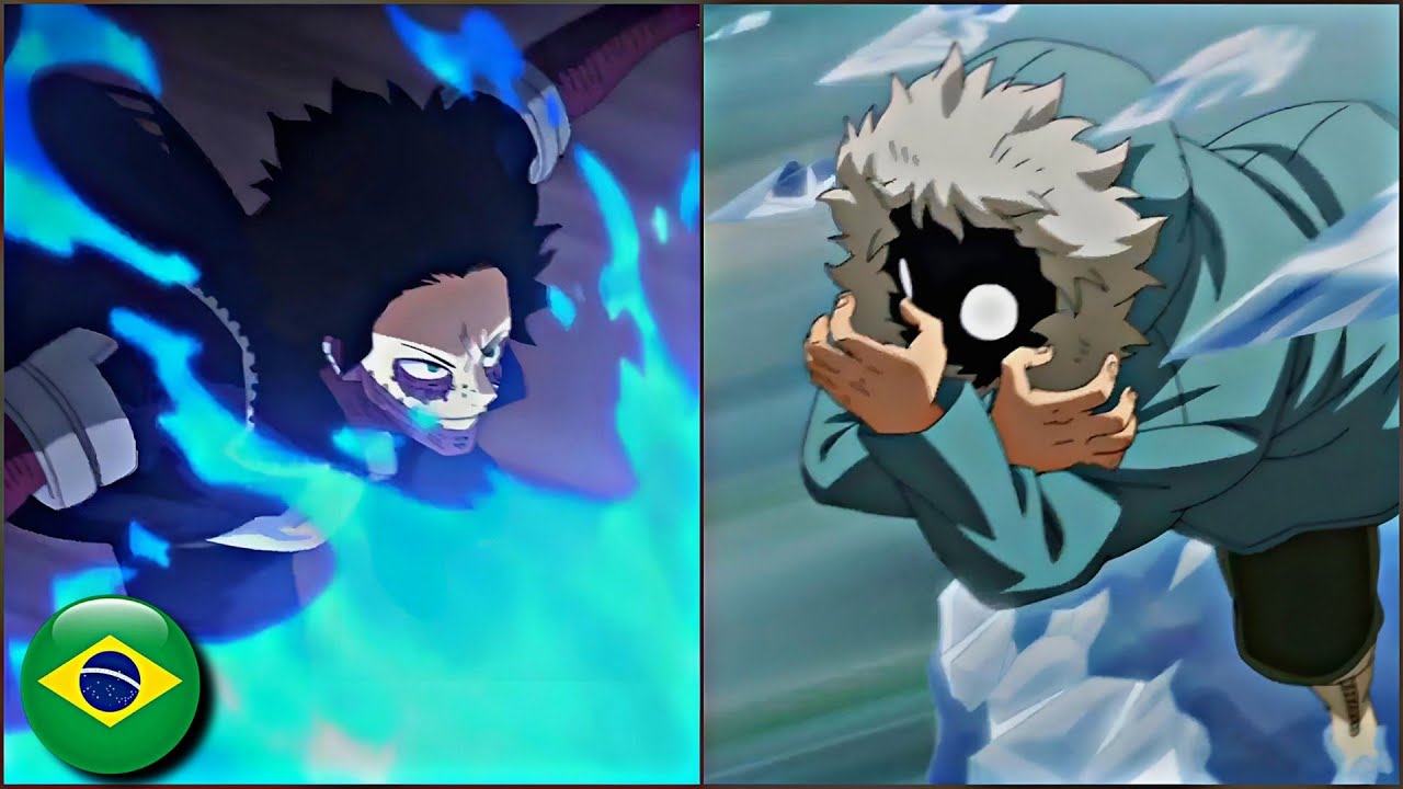 Dabi Vs. Geten | Liga Dos Vilões Vs. Exército Meta Libertação | Boku No ...