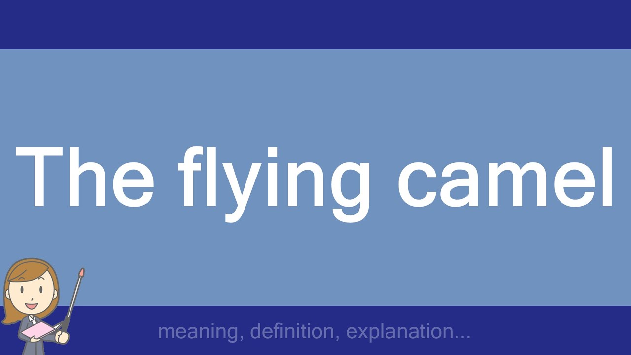 The flying camel - YouTube