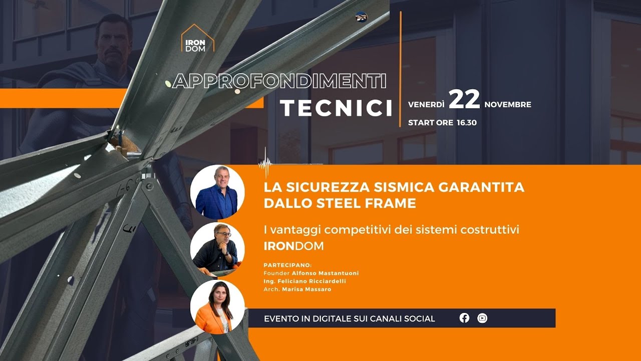 LA SICUREZZA SISMICA garantita dallo STEEL FRAME - YouTube