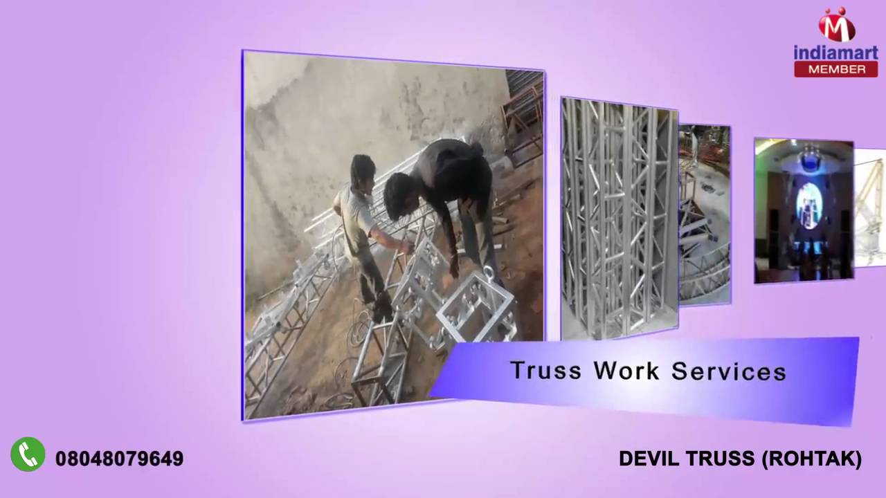 Aluminum and Lighting Truss By Devil Truss, Rohtak - YouTube