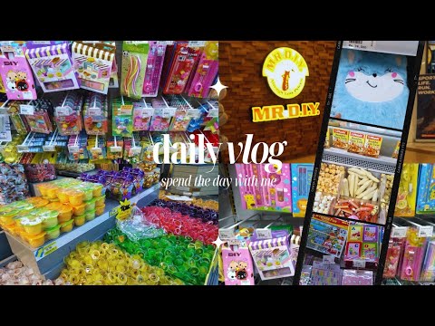 Borong perlengkapan di MR DIY lanjut ke hypermart pulangnya beli kue ...