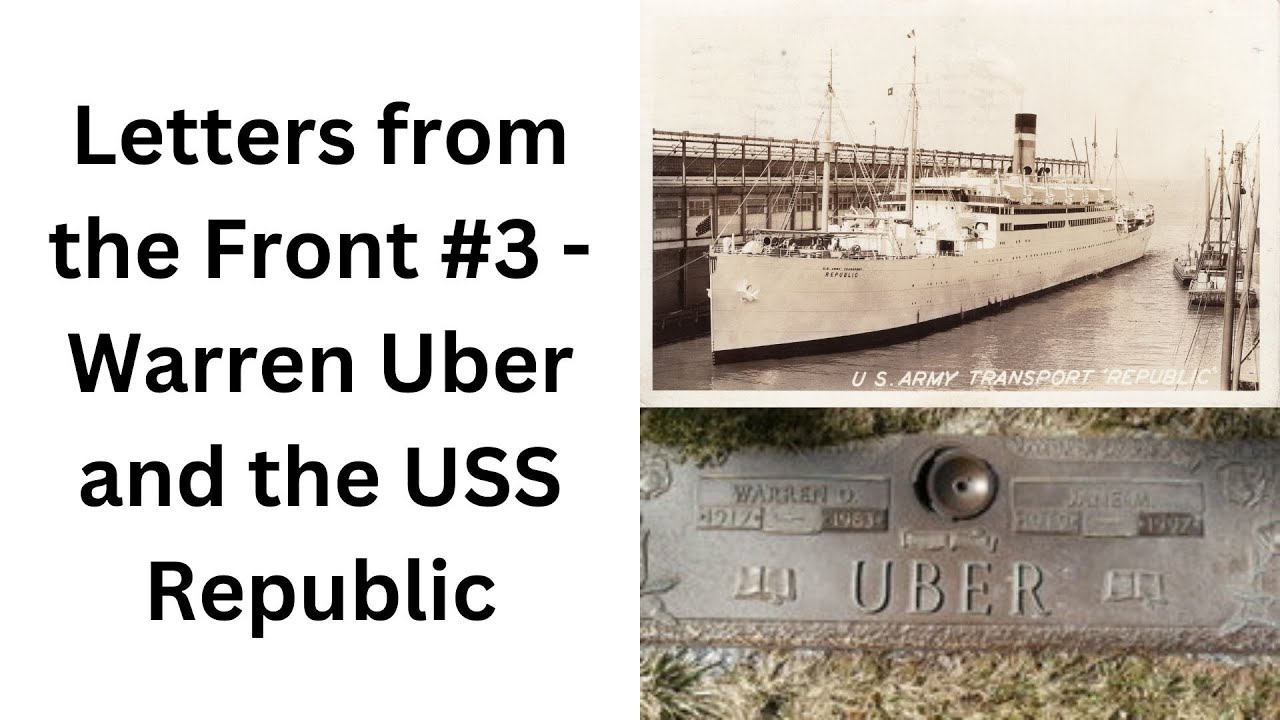 Letters from the Front #3 - Warren Uber and the USS Republic - YouTube