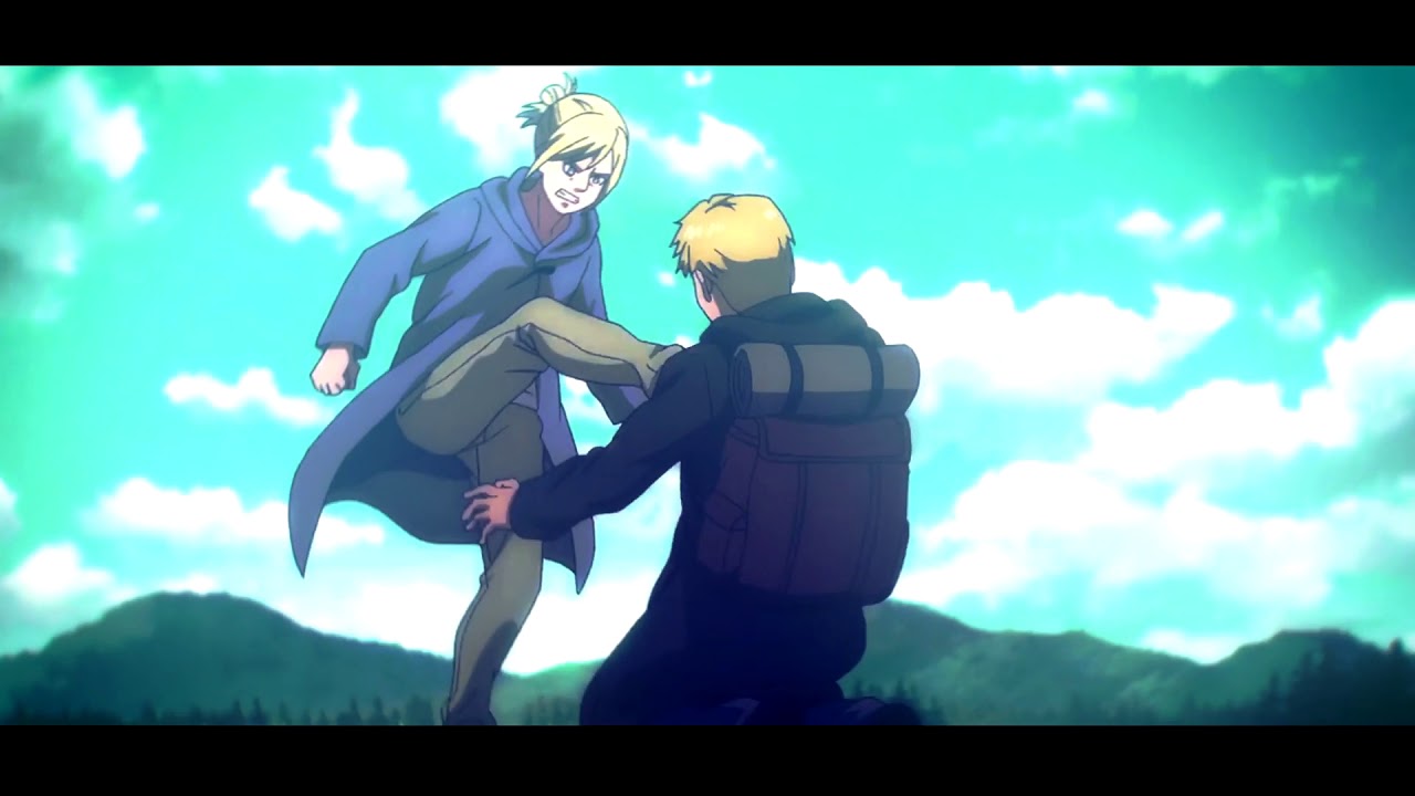 FREE Anime Intro Template NO TEXT #11 AOT - YouTube