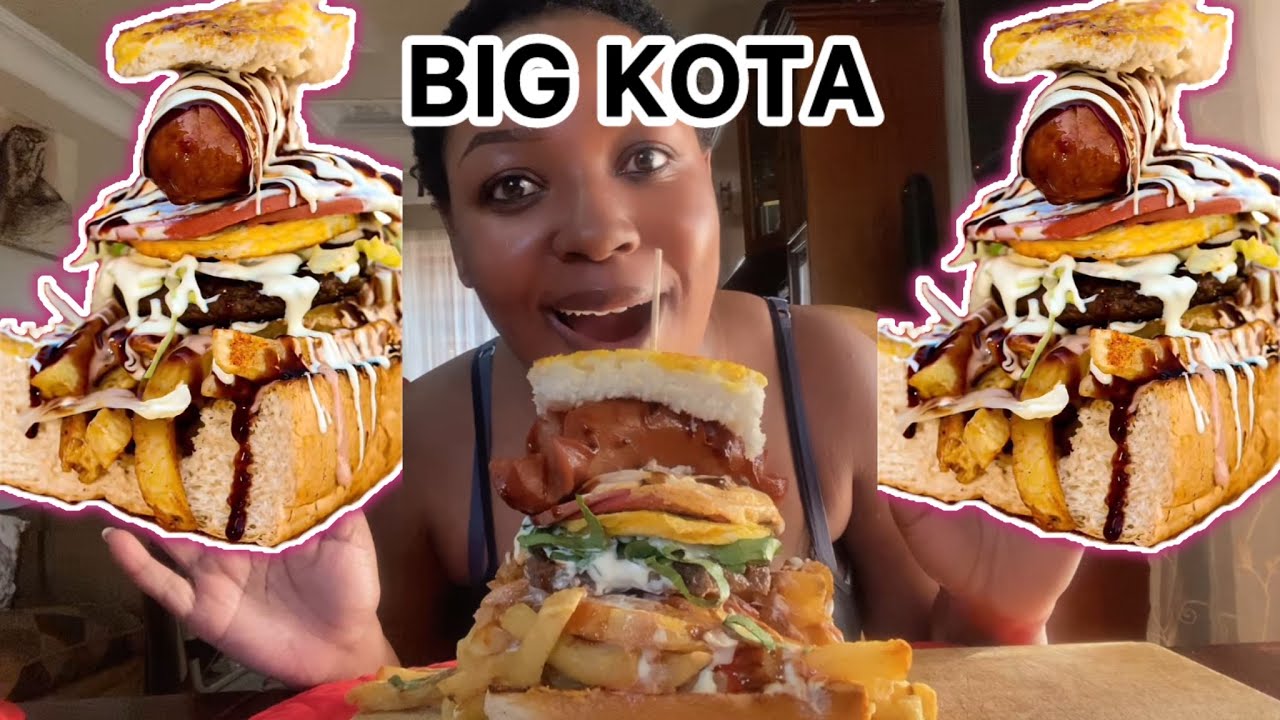 The BIG/GIANT KOTA (Classic Kasi Sphatlo) South African Street Food ...