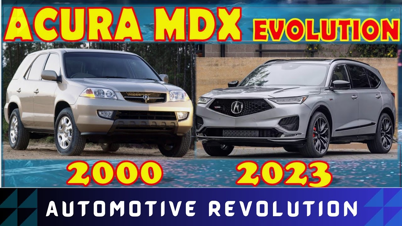 Acura mdx evolution (2000-2023) | honda mdx 2023 - YouTube