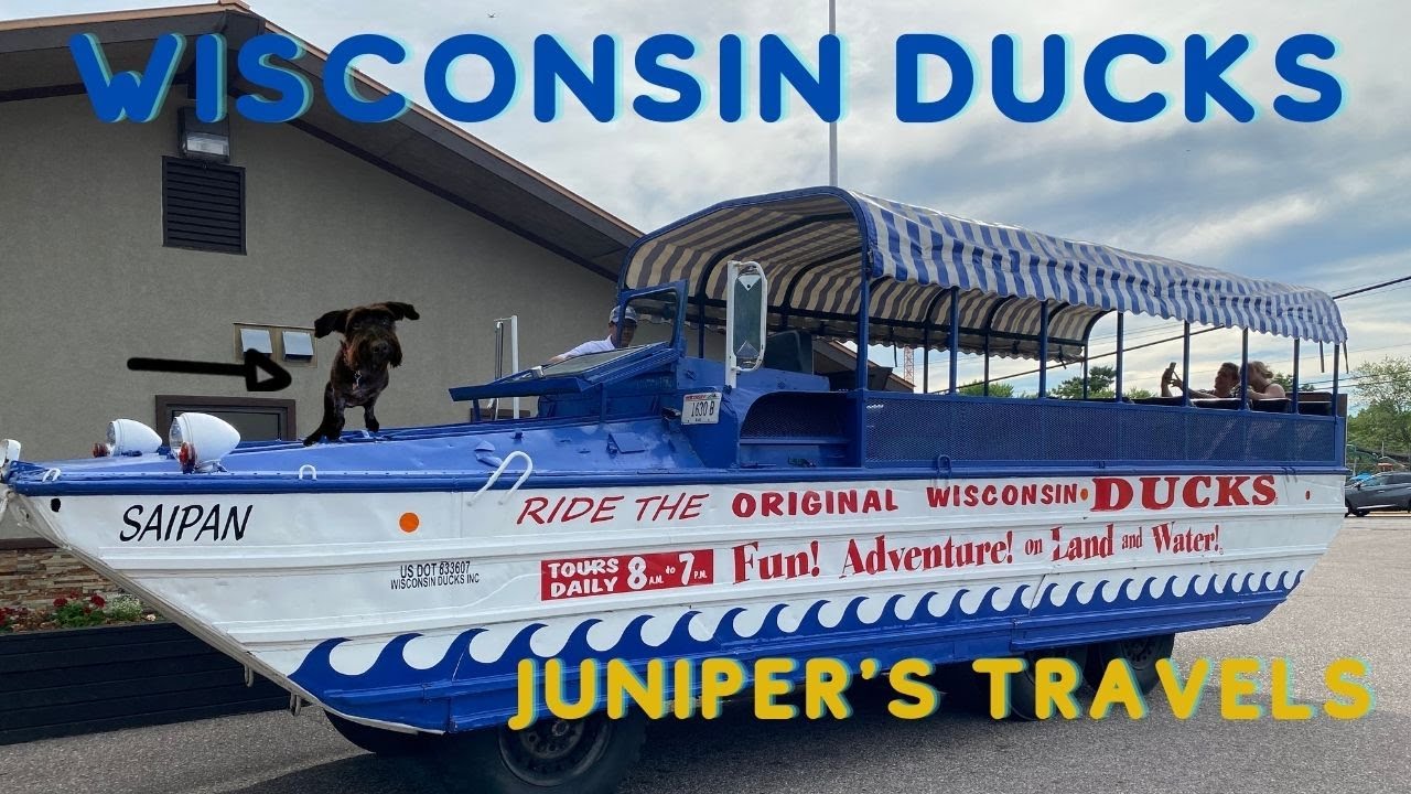 Wisconsin Dells Original Ducks Boat Ride with Juniper's Travels - YouTube