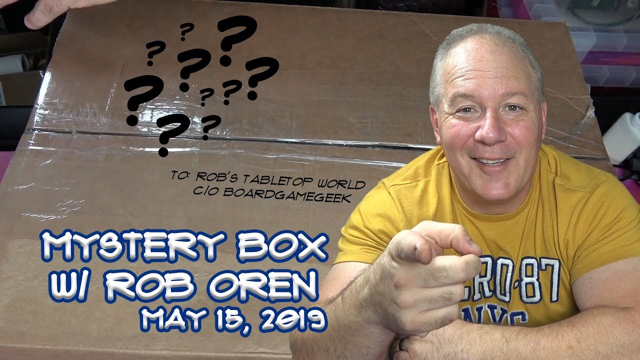Mystery Box Opening with Rob Oren! - May 15, 2019 - YouTube
