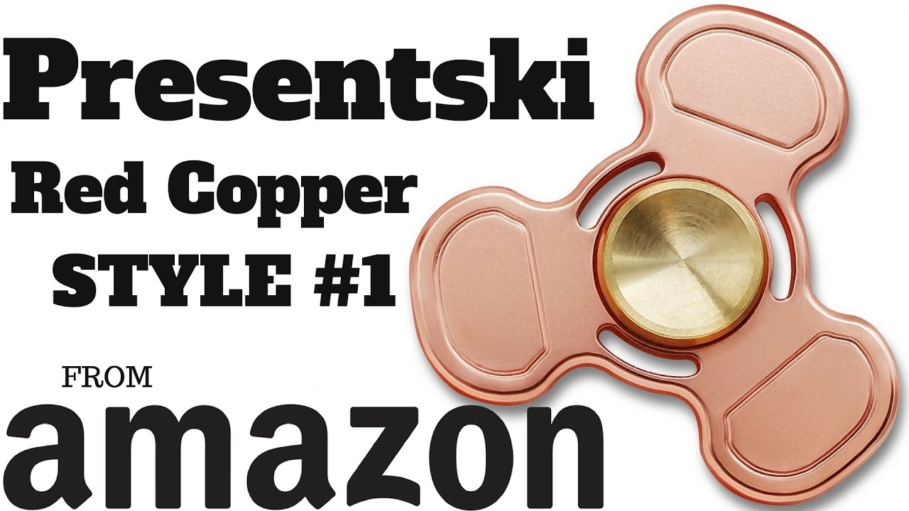 BEST COPPER SPINNER ON AMAZON FROM PRESENTSKI "STYLE 1" - YouTube