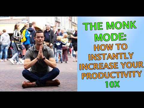 The Monk Mode: How to instantly increase your productivity 10x! - YouTube