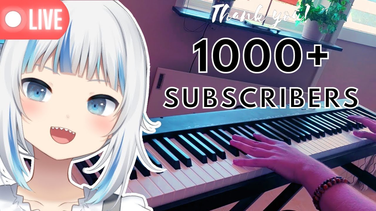 「1000+ Sub Special」Piano Livestream + Song Requests!🎹 - YouTube