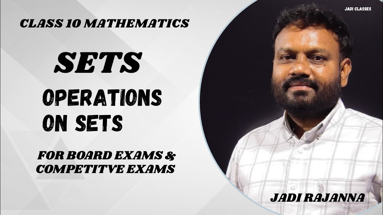 Operations on Sets | Union, Intersection & Difference | Sets in ...