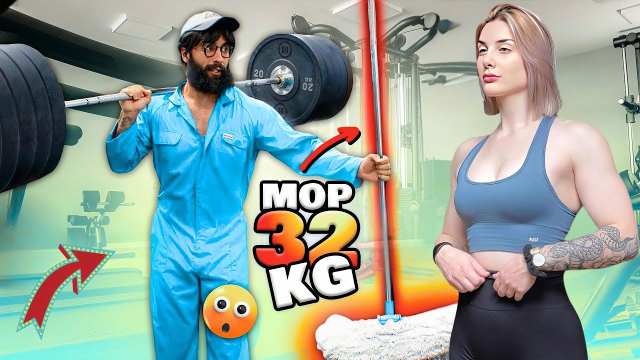Meet Anatoly the Ego Destroyers 💪🤣 | ELITE Powerlifter Lifts 32kg Mop ...