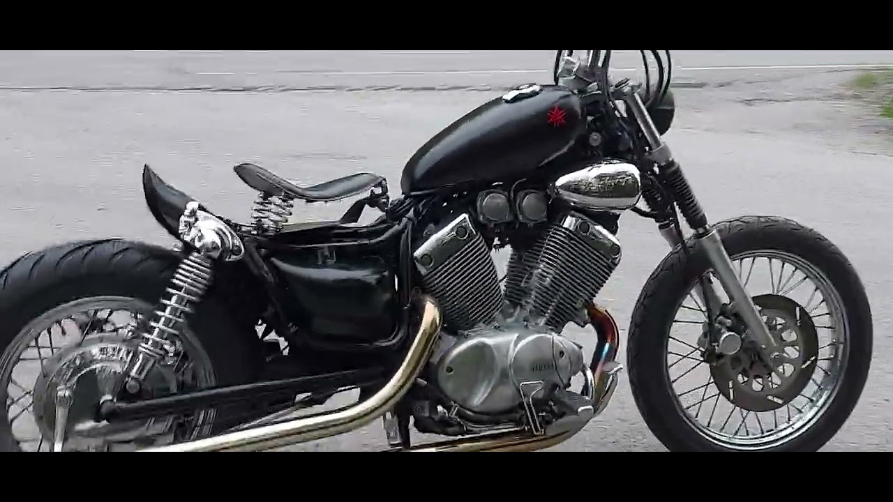 yamaha virago 535 custom - YouTube