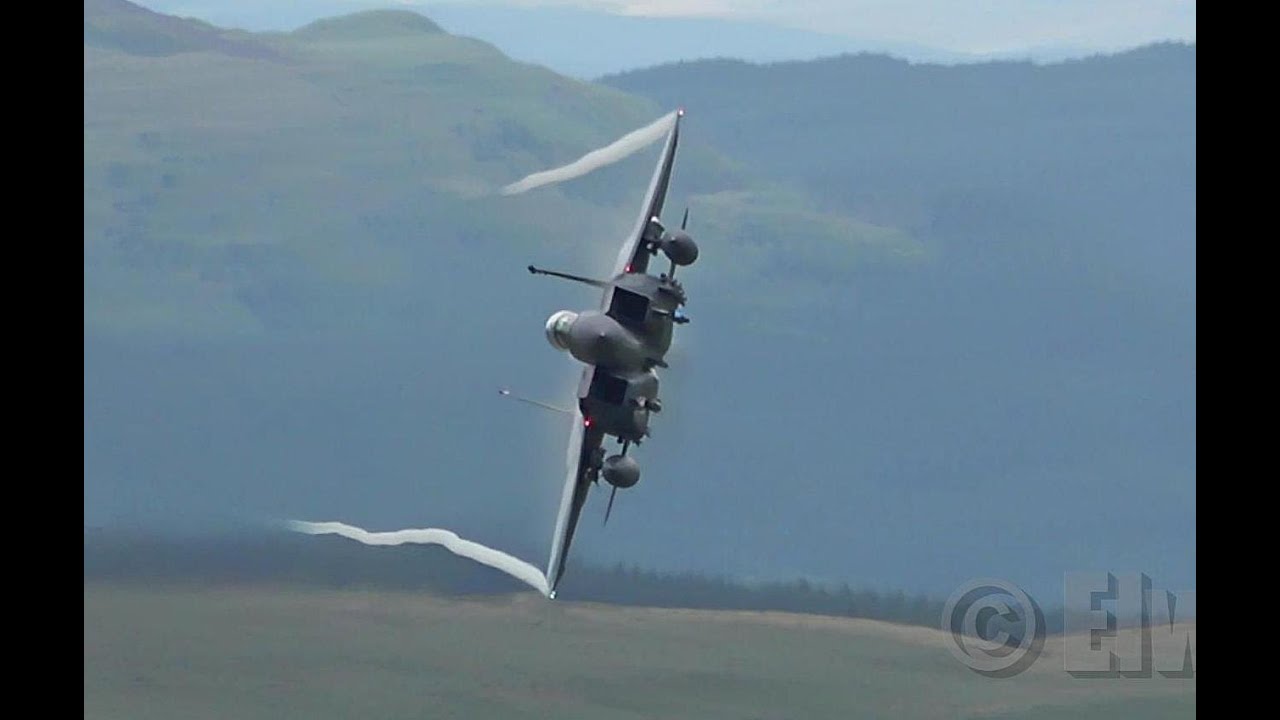 USAF F-15 Strike Eagles in Stunning Scenery of Snowdonia & GR4 Osprey ...