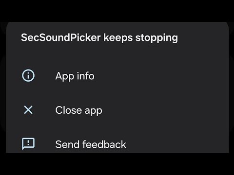 how to fix sec sound picker keeps stopping samsung | secsound picker ...