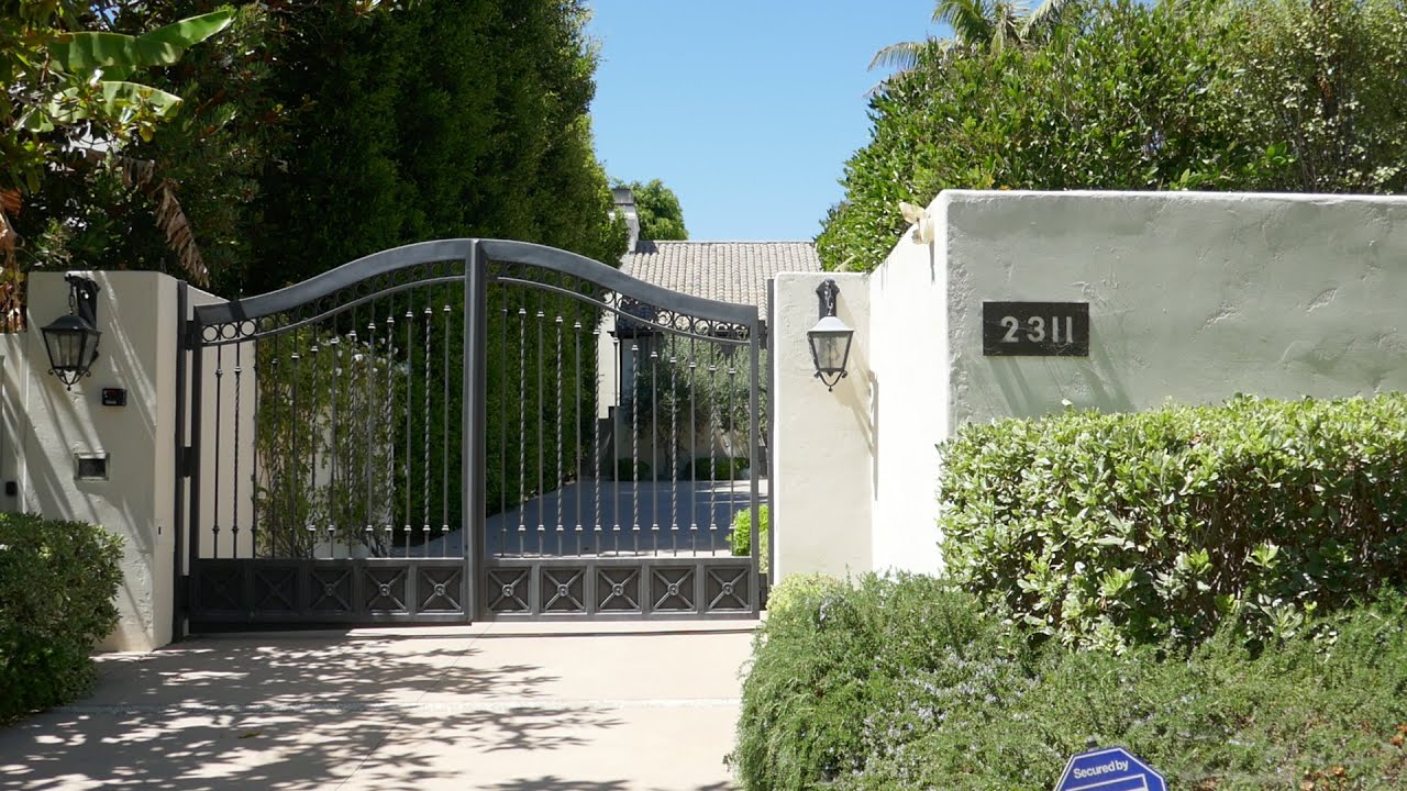 Director Blake Edwards Actress Julie Andrews Former Home Santa Monica ...