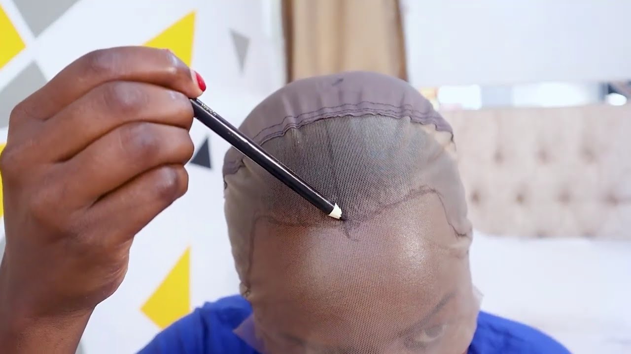How to Mark Your Wig Cap for a 360 Braided Wig Natural Hairline ...