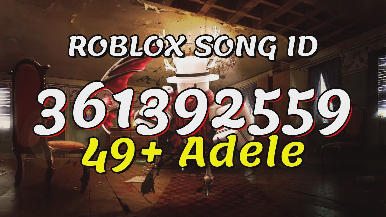 49+ Adele Roblox Song IDs/Codes - YouTube