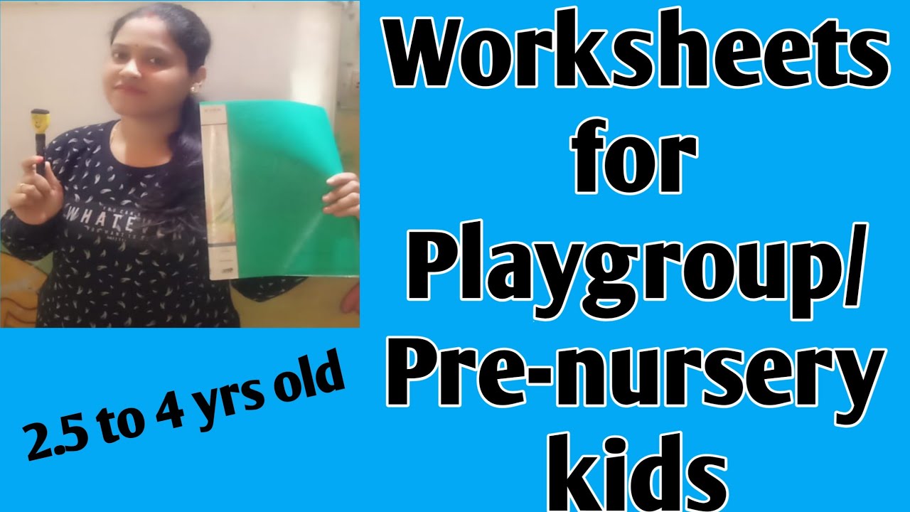 Playgroup Worksheets||Pre-Nursery Worksheets||Preschool Worksheets ...