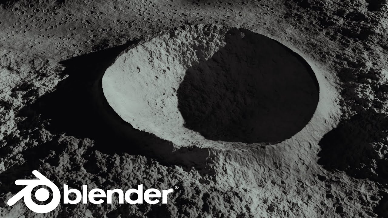 Procedural Moon Surface in Blender | 2 Min Tutorial - YouTube