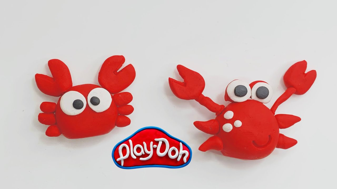 Play doh crabs|Easy DIY crafts| mz clay crafter - YouTube