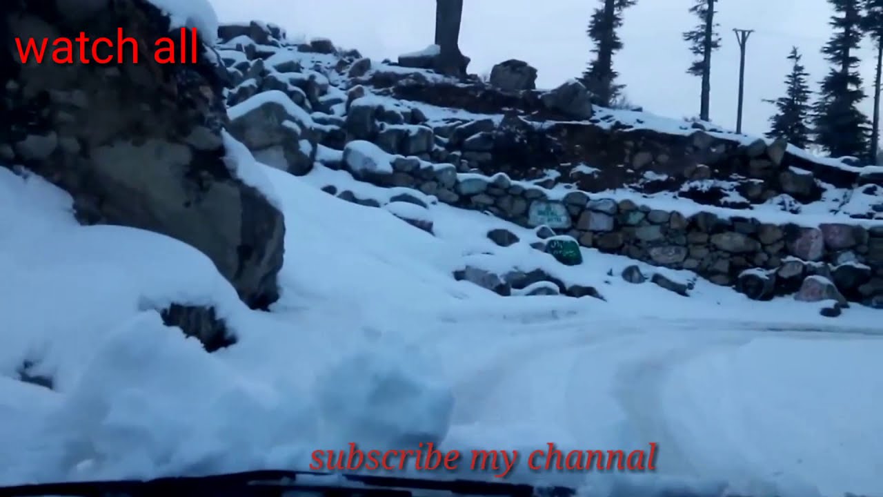 snowfall in kalam .pakistan is the No.1 tour distanation 2020 - YouTube