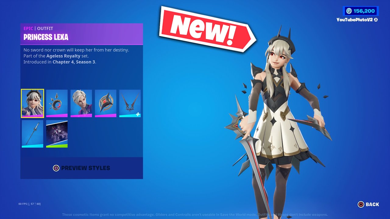 NEW PRINCESS LEXA + PRINCE ORIN SKINS ARE HERE! Fortnite Item Shop ...
