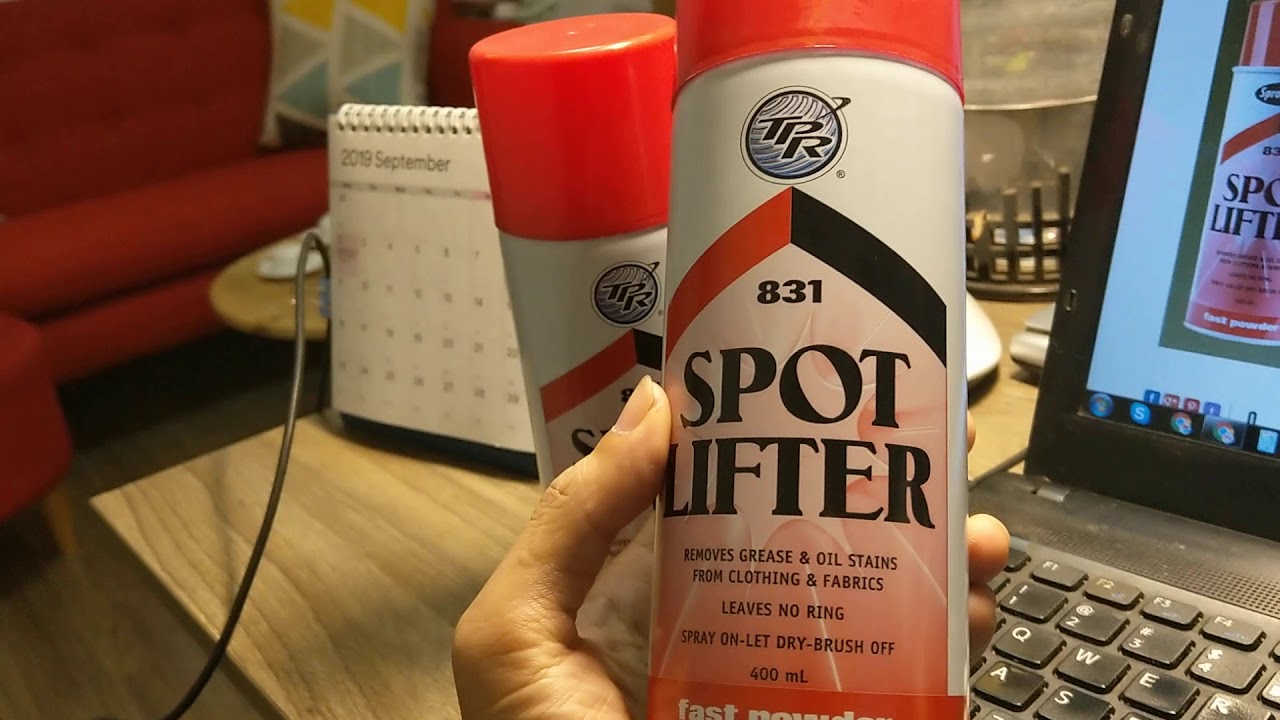 Chai Tẩy Dầu Máy May Trên Vải Sprayway 831 Spot Lifter - YouTube