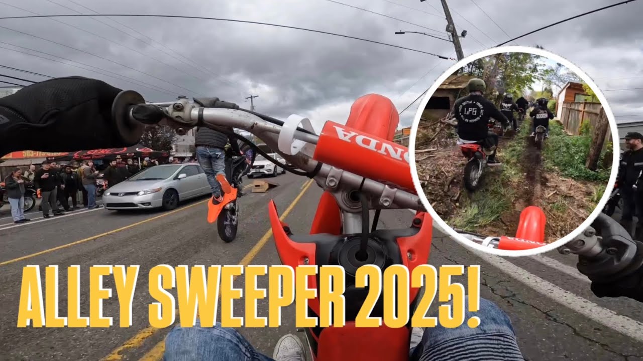 Wheelies & Alleyways! | PORTLAND ALLEY SWEEPER 2025! - YouTube