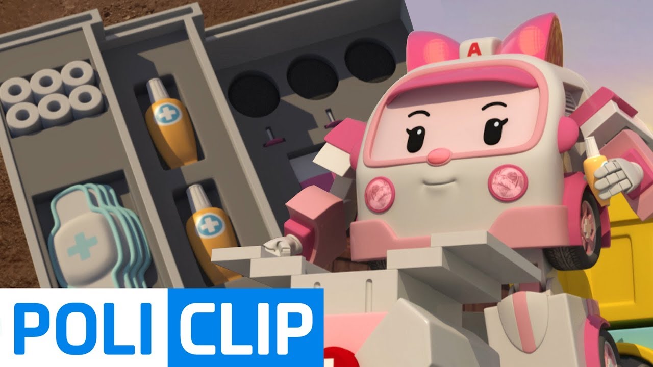 Wound healing is a must! | Robocar Poli Rescue Clips - YouTube