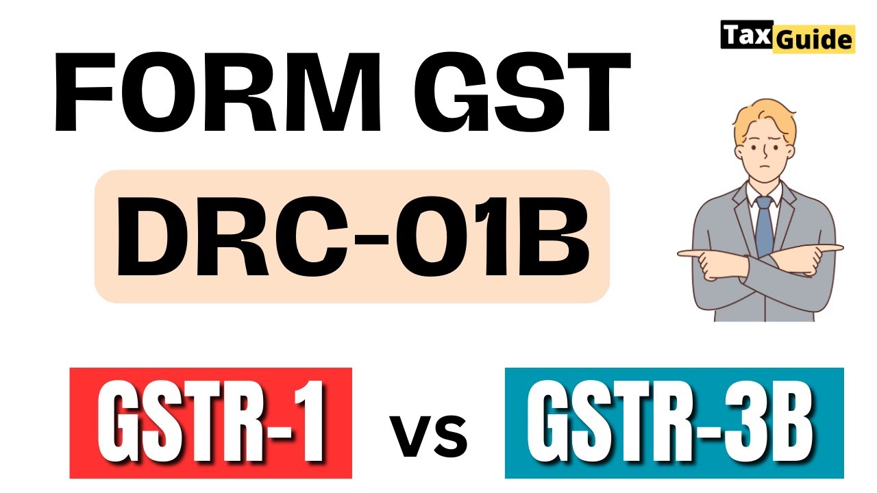 GST DRC-01B | Intimation in FORM DRC-01B | Difference in GSTR1 & GSTR ...