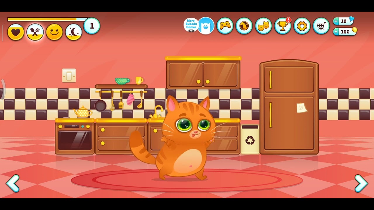 Bubbu my virtual pet cat : stick ninja (short version) - YouTube