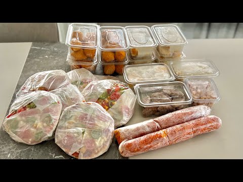 Ramazan İçin Buzluk Hazırlığım | Buzluk Tarifleri | Börek Çeşitleri, Pizza, İçli Köfte, Tavuk Döner