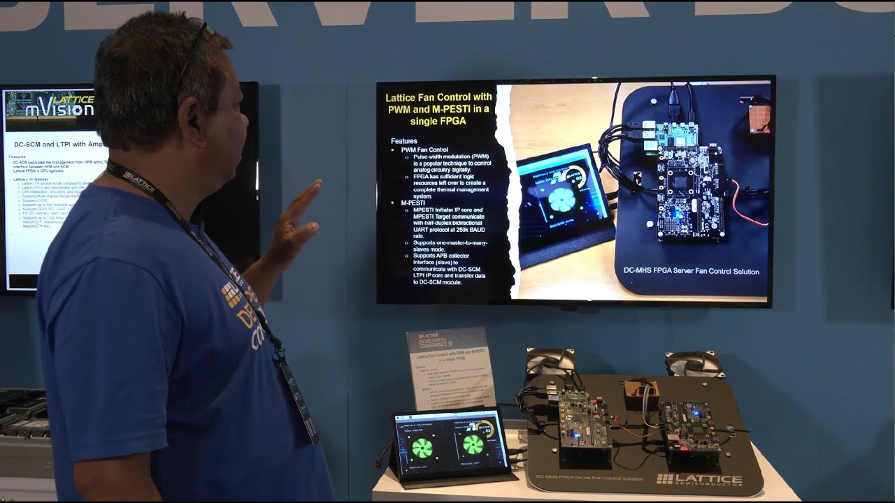LDC23 Demo - Lattice Fan Control with PWM and M-PESTI in a Single FPGA ...