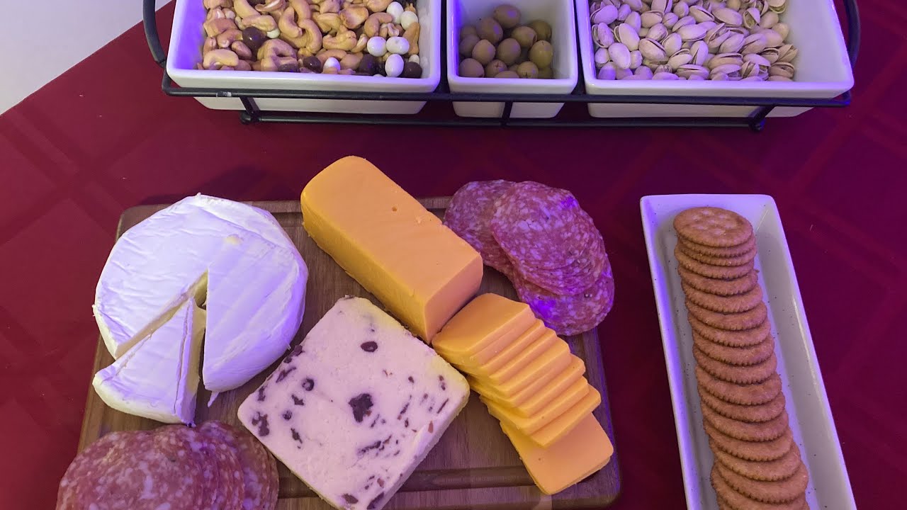 How to make a simple cheese and nuts platter. - YouTube