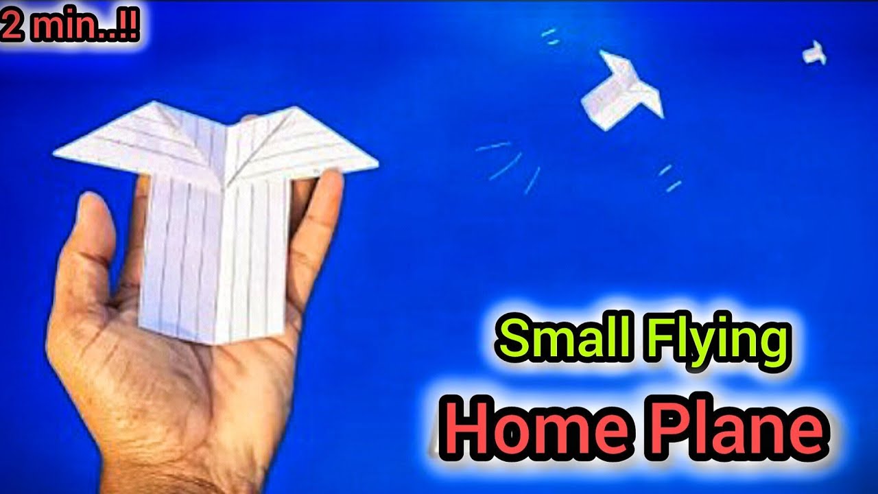 Paper Home Flying Craft....!!!! - YouTube