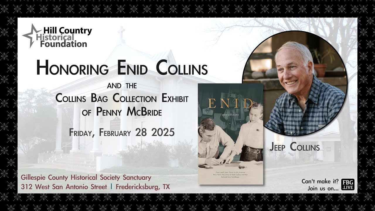 Jeep Collins - Honoring Enid Collins & the Collins Bag Collection Exhibit of Penny McBride - YouTube