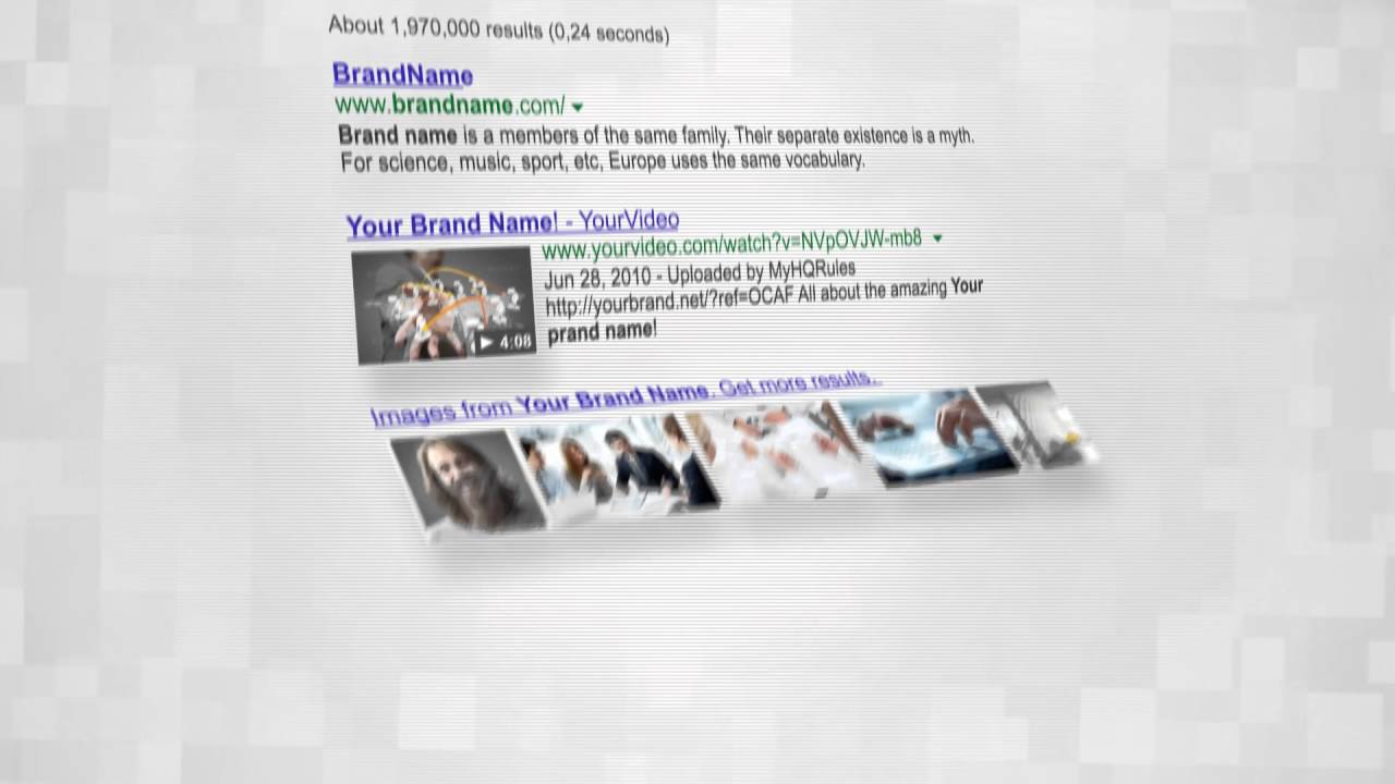 Live Search Engine: After Effects template - YouTube