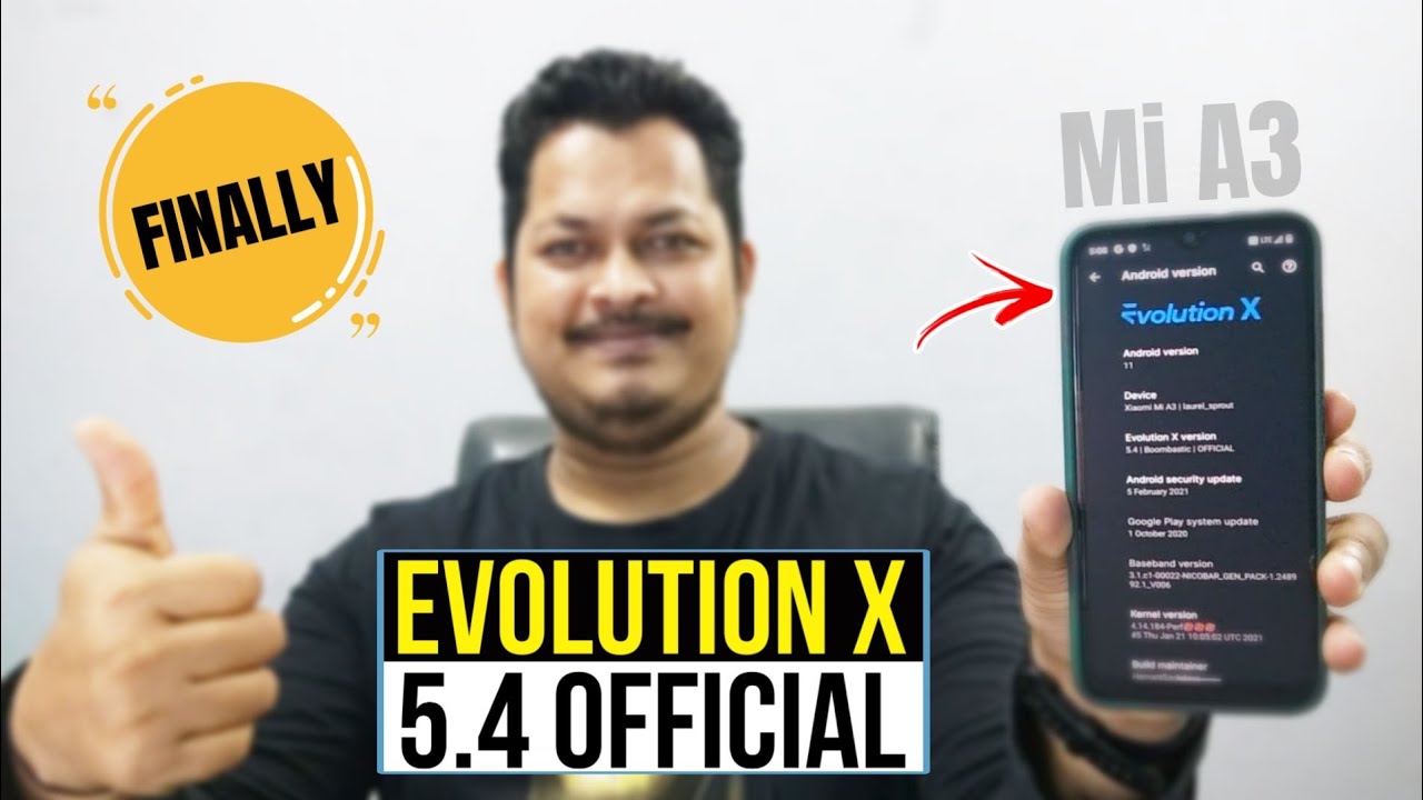 Mi A3 - How To Install Evolution X Rom After Android 11 Update? - YouTube