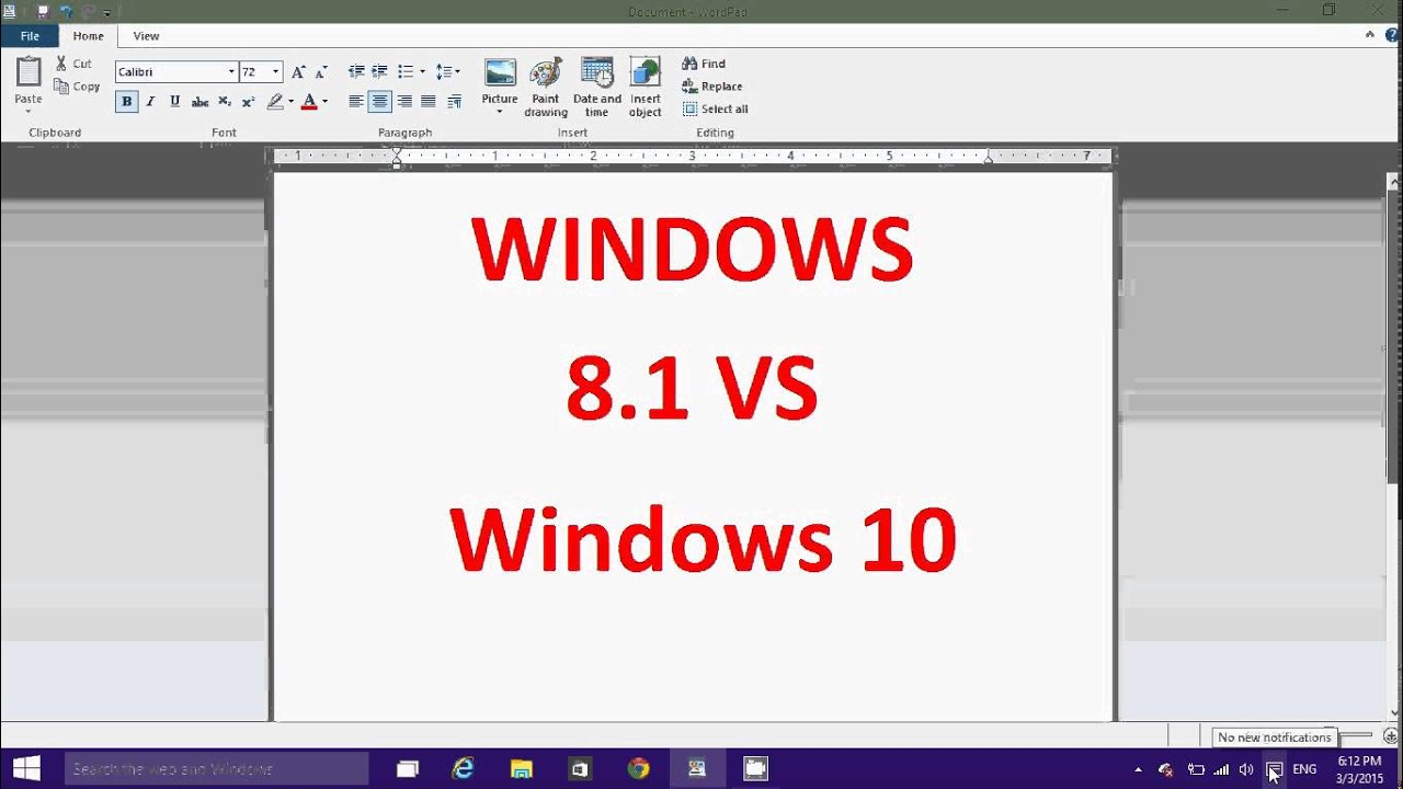 Windows 8 VS Windows 10 will it be better and faster - YouTube