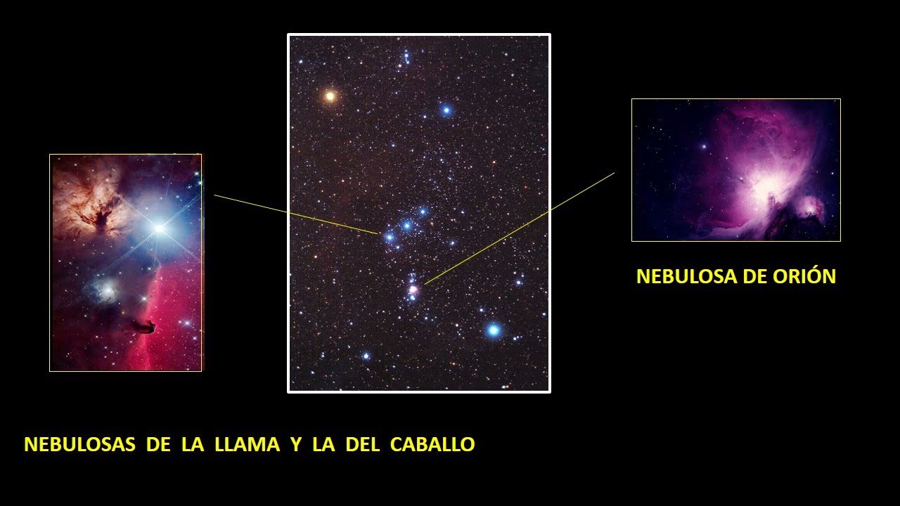 ESTRELLAS PRINCIPALES DE LA CONSTELACIÓN DE ORIÓN - YouTube