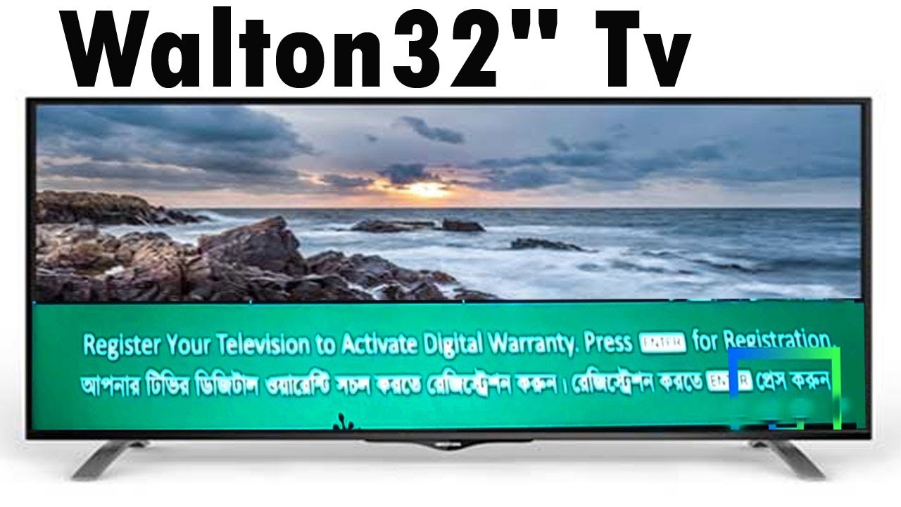 Walton32" tv registration Register your Television to activate Digital ...