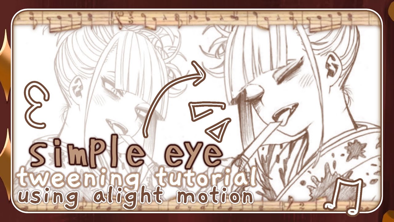 ꒰ঌ simple eye tweening tutorial 𝄞 alight motion - YouTube