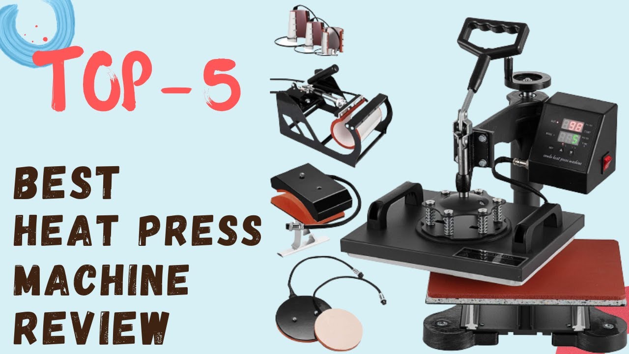 Top 5 Best Heat Press Machine Reviews | SmarketBuy 8 in1 Digital Multi ...