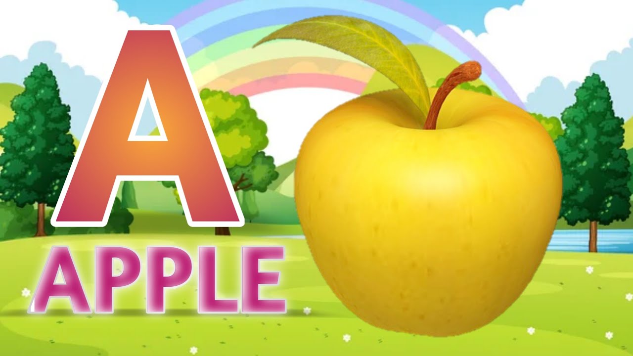 Abcd | Learn alphabet | a for apple b for ball | abc learning for ...